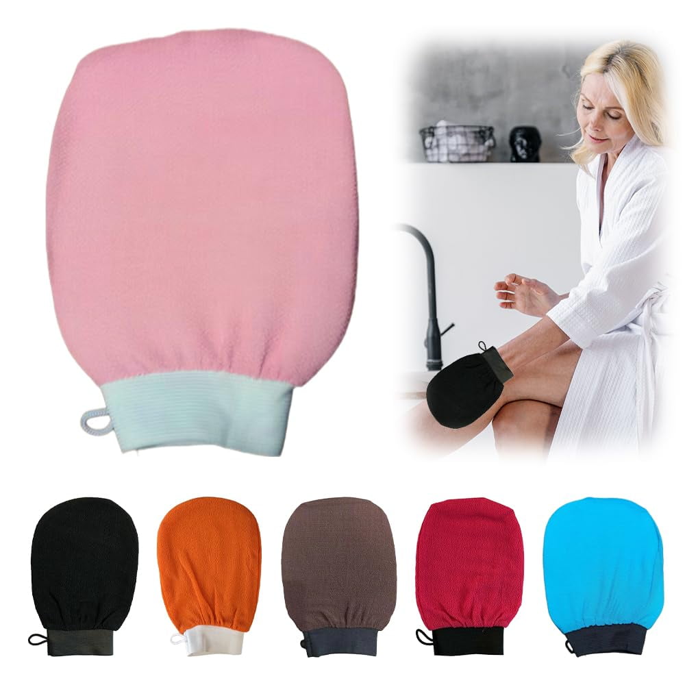 Exfoliating Glove, 2025 New Polishing Mitt Body Scrubber for Smooth Renewed Skin, Skin Cleaner ...