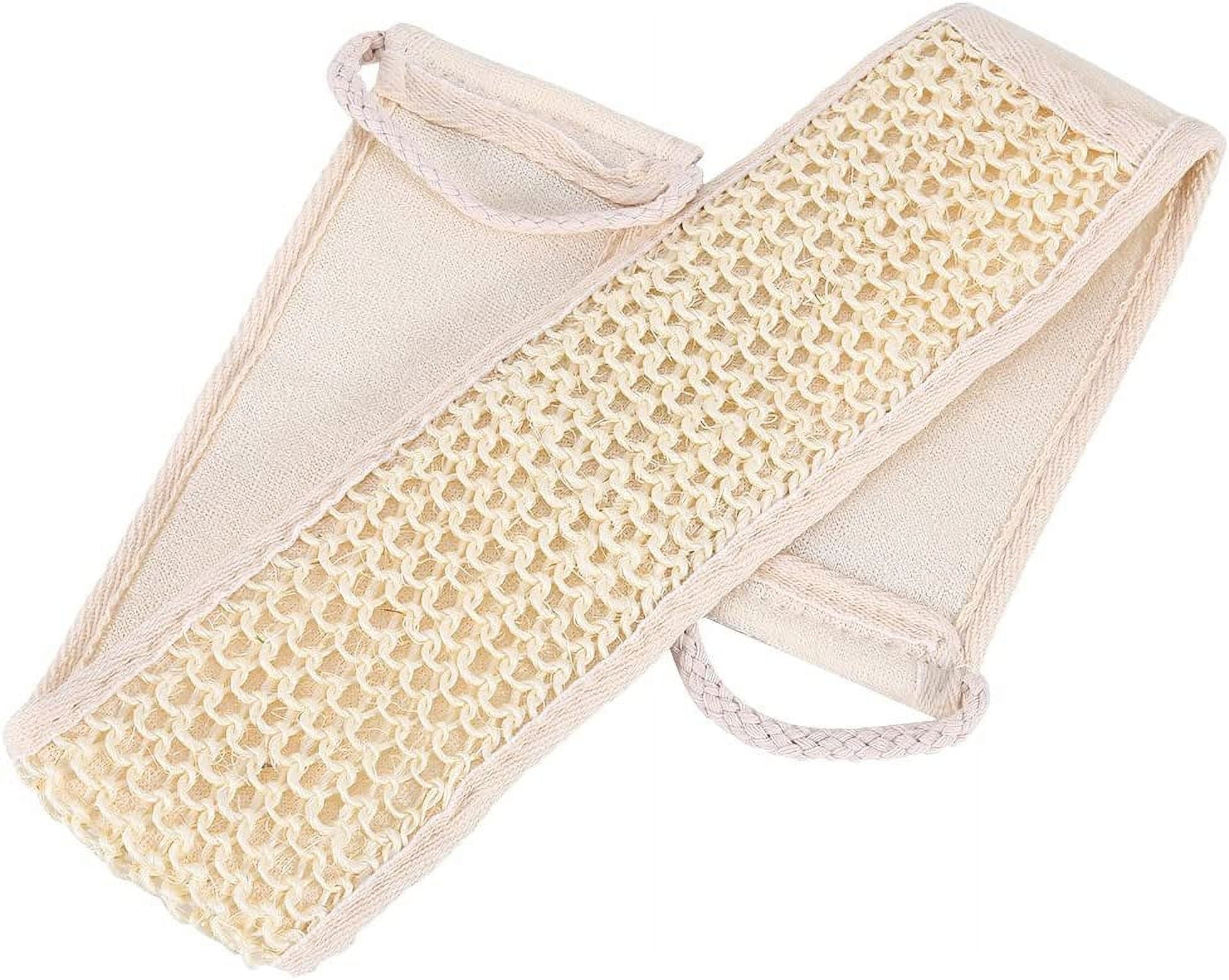 Exfoliating Loofah Back Scrubber, Bath Wash Back Strap Loofah Shower ...