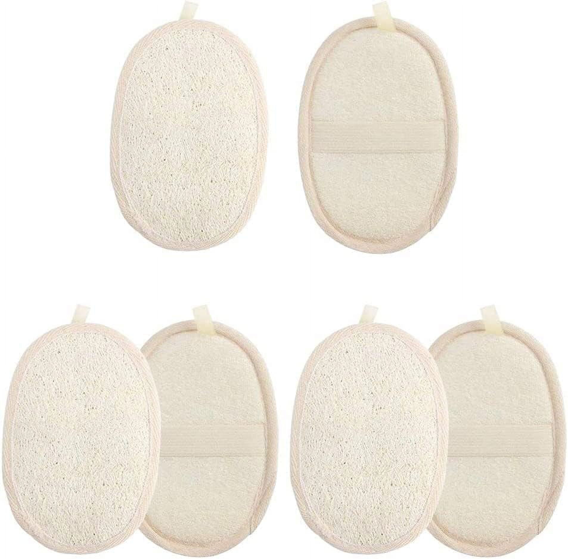 Exfoliating Loofah Pad Body Scrubber, Natural Exfoliating Scrubber ...