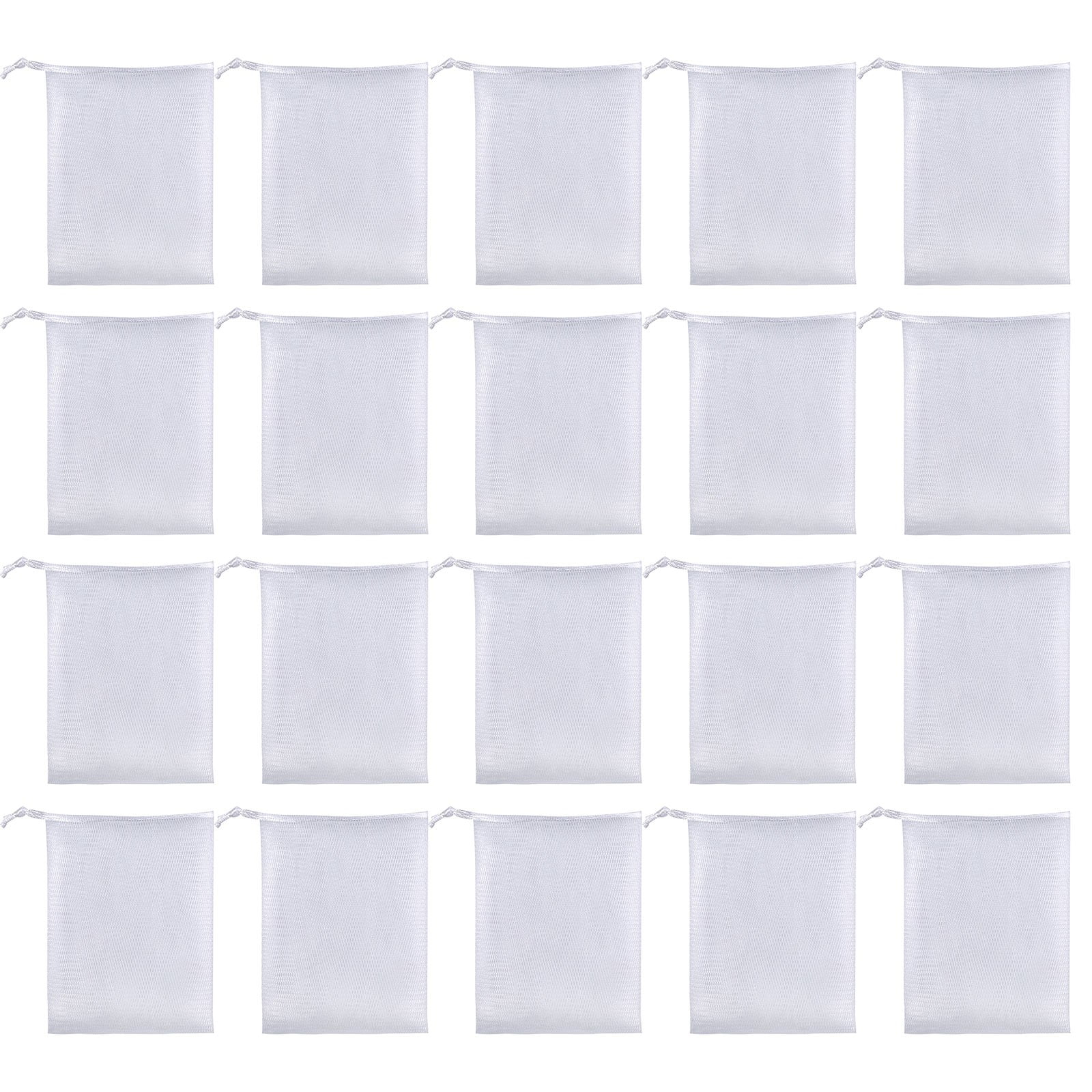 Exfoliating Mesh Soap Saver, Pouch Bag Mesh Soap Bag, Handmade Soaps Bubble Meshs, Net Bags with ...