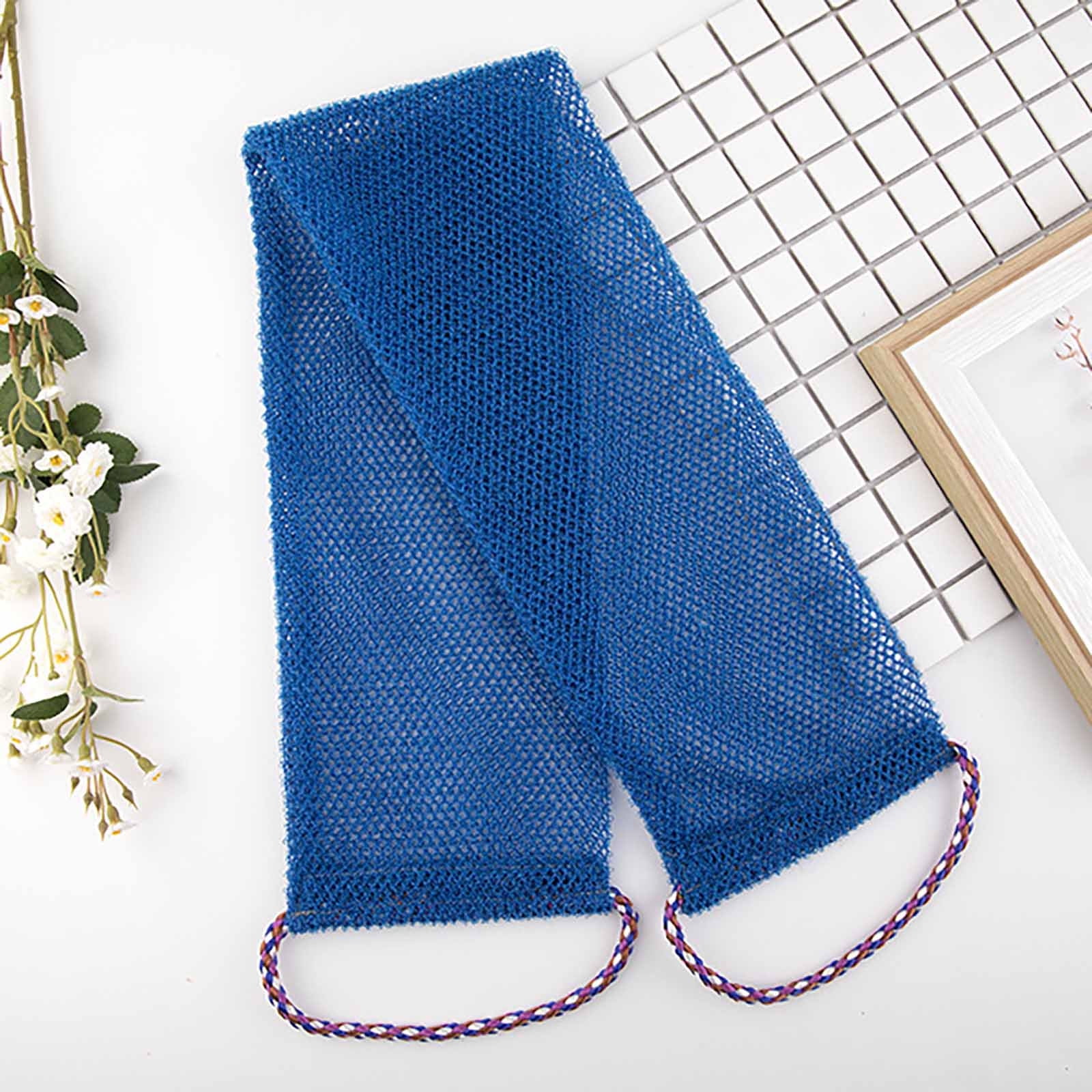 Exfoliating Net Sponge with Drawstring | African Bath Towel for Men and ...