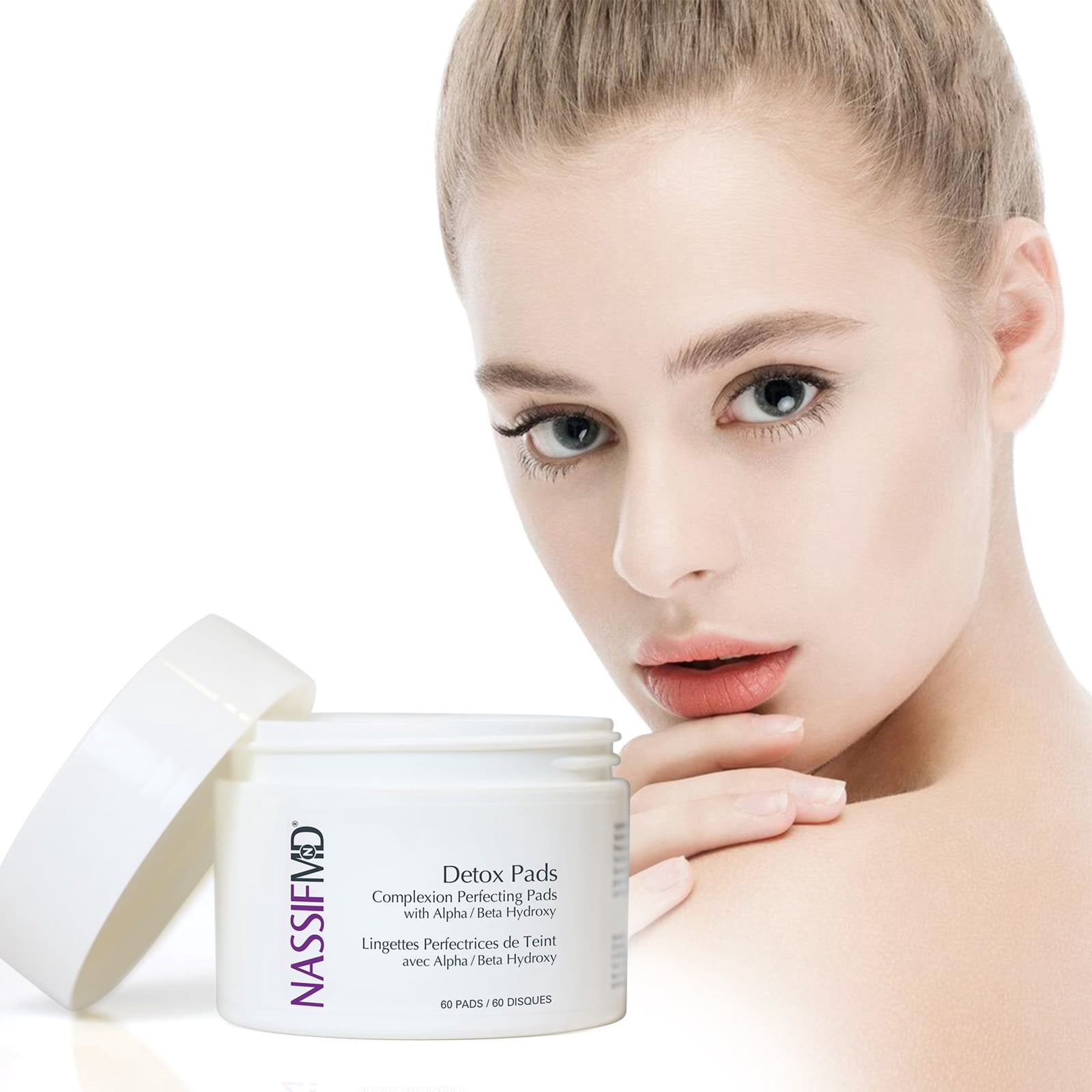 Exfoliating Pads,NassifMD,Exfoliating Detox Pads,AHA Pads Formulated ...