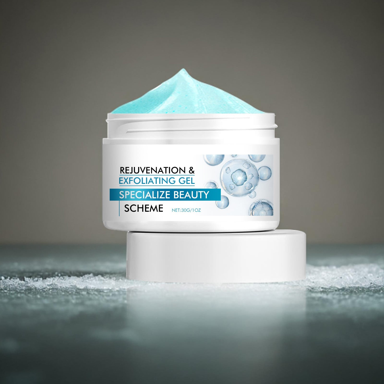 Exfoliating Scrub Gel Face Body Sanding Skin Cleansing Gel Full Sugar ...