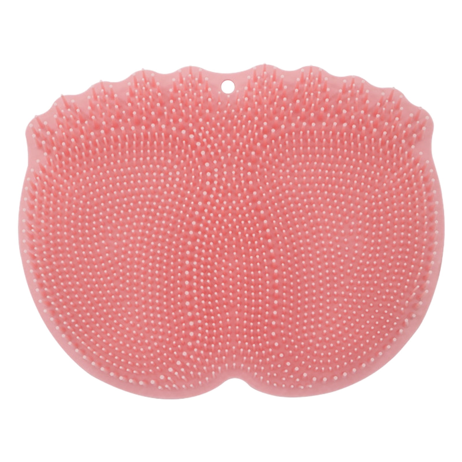 Silicone Shower Foot Scrubber Mat with Suction Cups, Exfoliating Bath ...