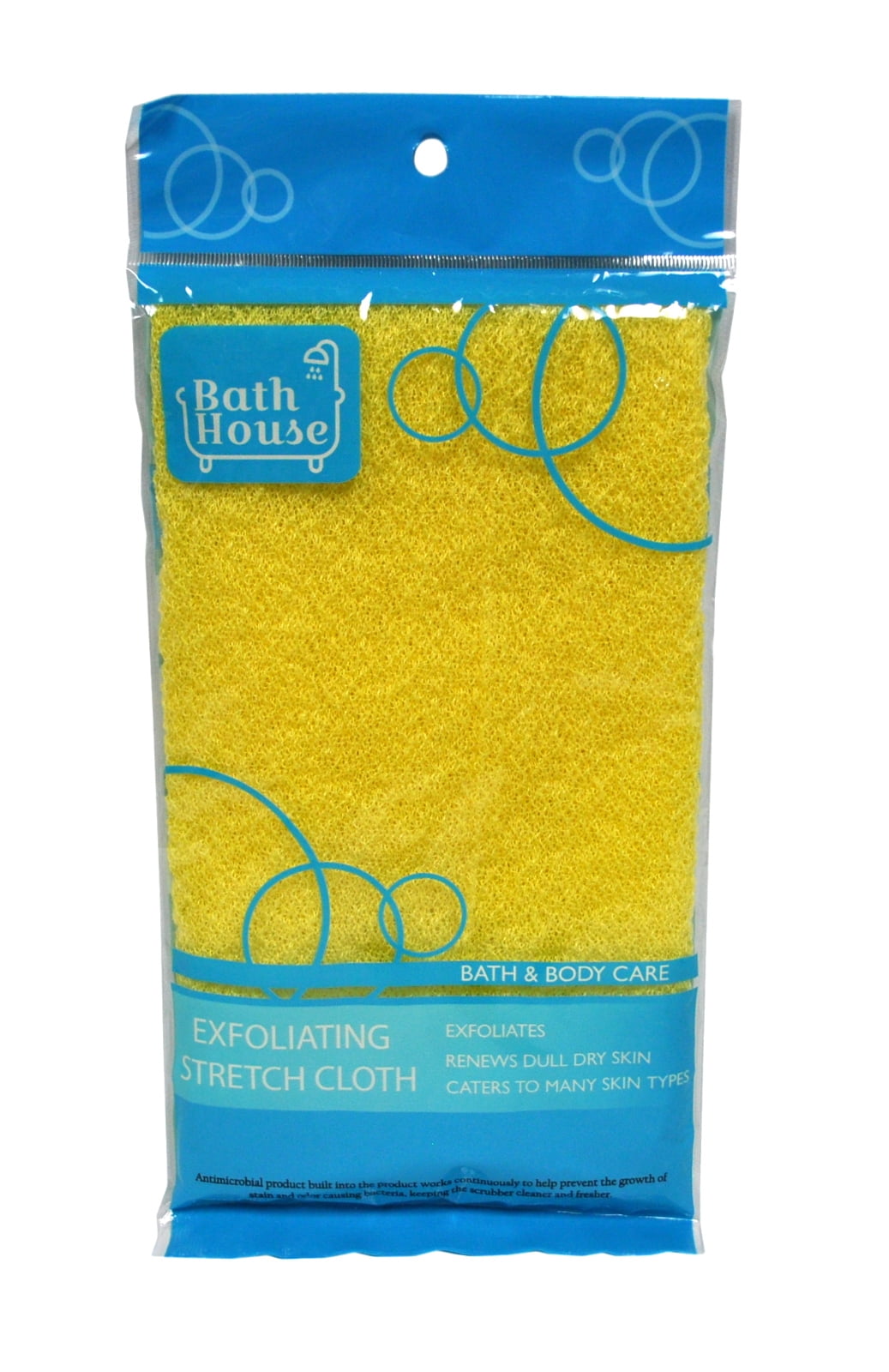 Exfoliating Stretch Shower Cloth Yellow - Walmart.com