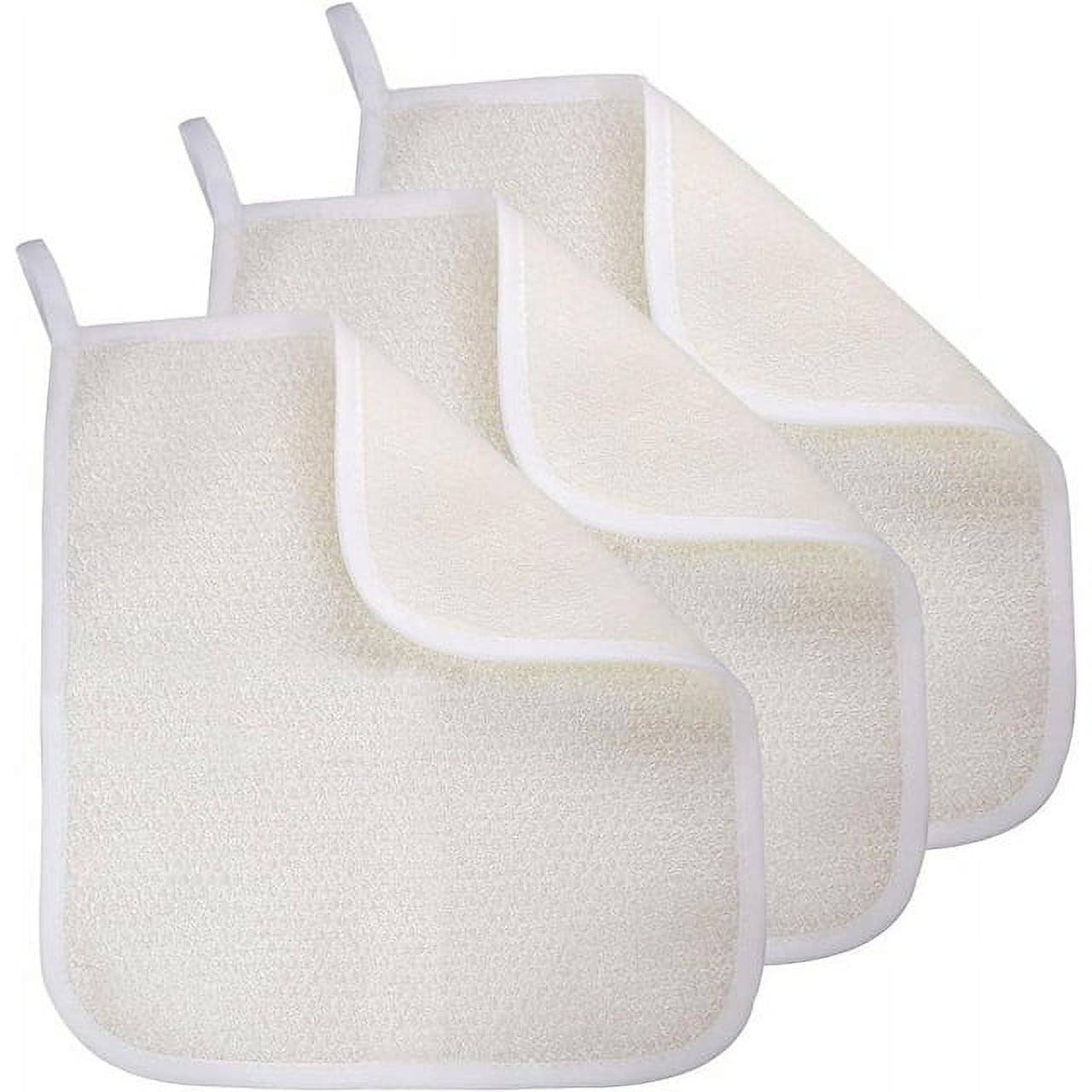 BinDamon Exfoliating Washcloth Two-Sides Body Face Shower Rag Nylon ...