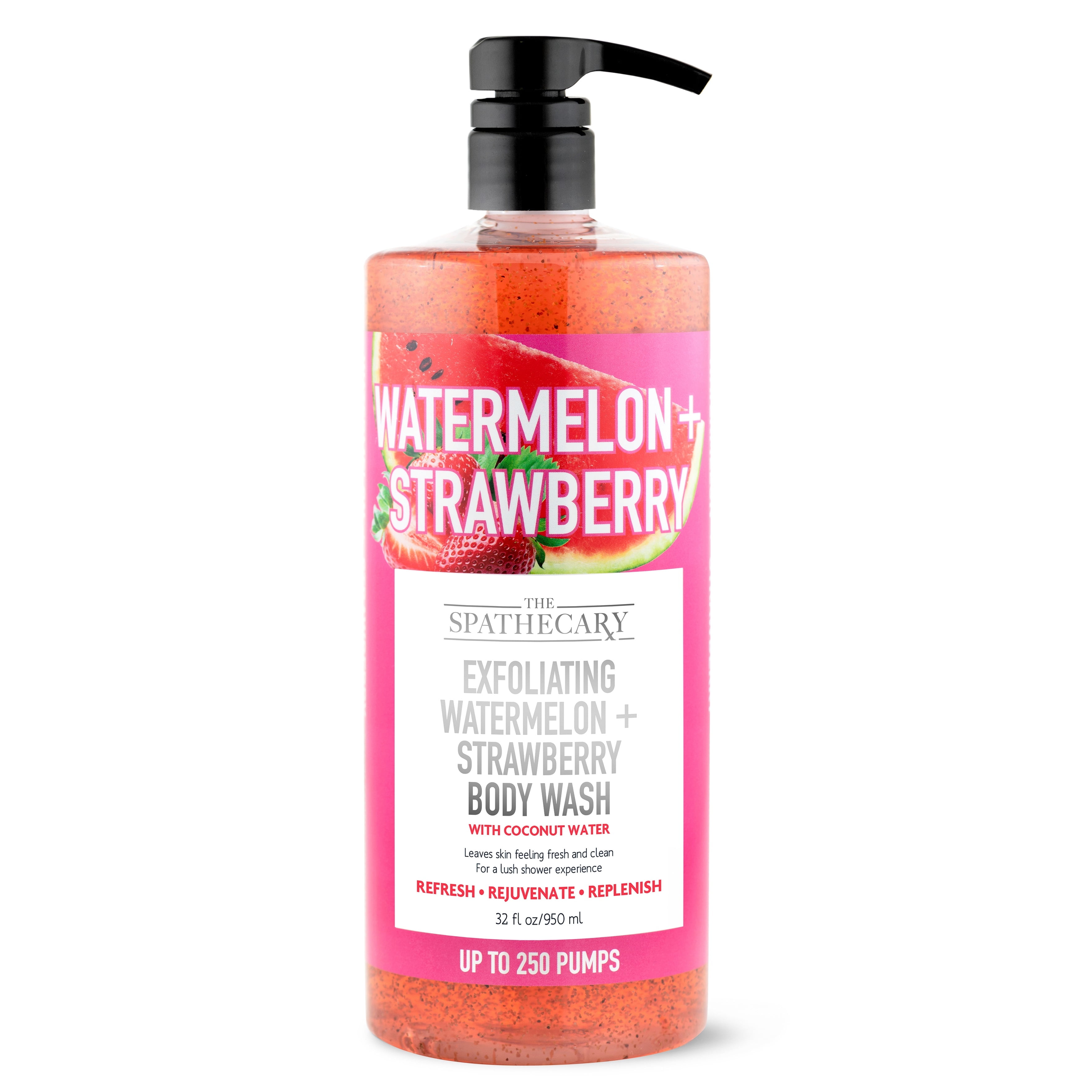 Exfoliating Watermelon + Strawberry Body Wash - 32 oz - Walmart.com