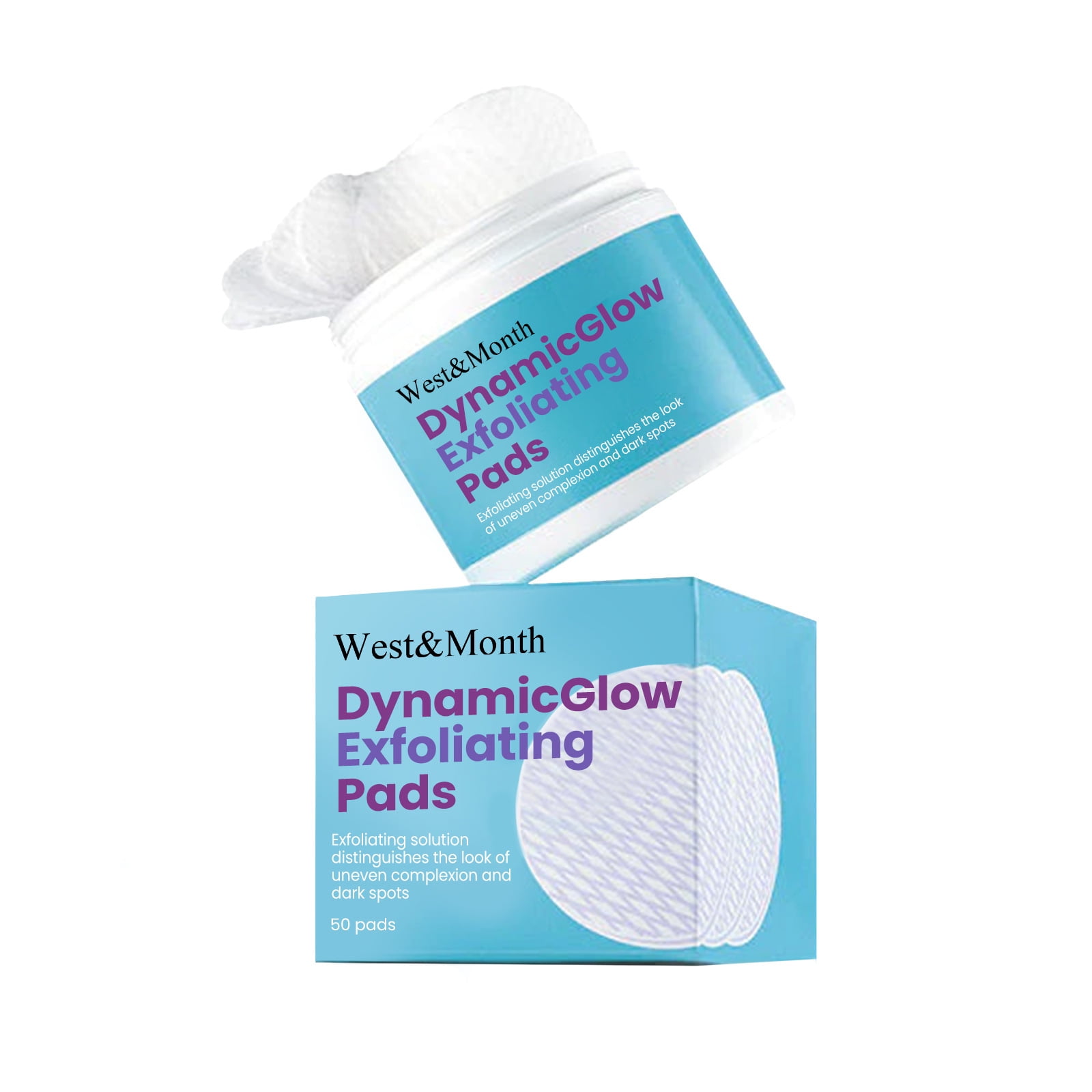 Exfoliating pad deeply cleanses dead skin, lightened joints, black ...