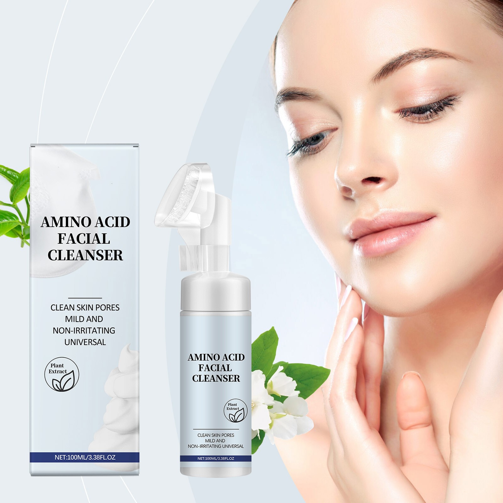 Exfoliation Scrub Gentle Foaming Cleanser Gently Cleanses Pores Gently ...