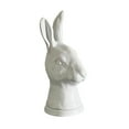 Exgloadyu Rabbit Head Toothpick Holder - 3D Animal Shaped Silky Luster ...