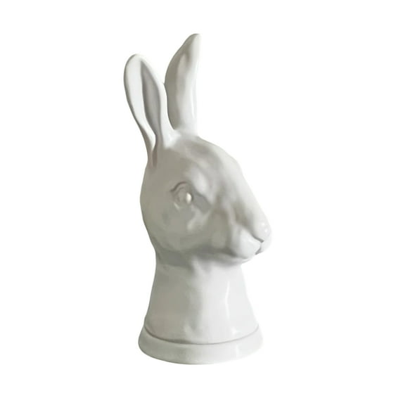 Exgloadyu Rabbit Head Toothpick Holder - 3D Animal Shaped Silky Luster ...