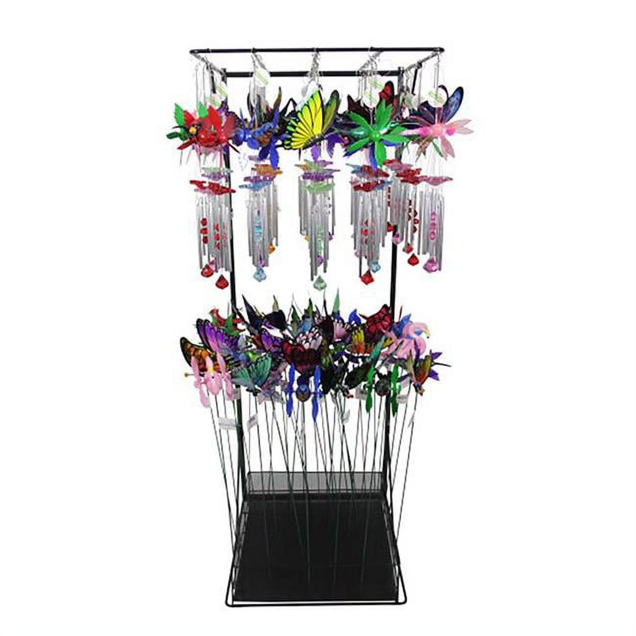 Exhart 8081598 WindyWings Assorted Color Plastic Wind Chime, Pack of 48 ...