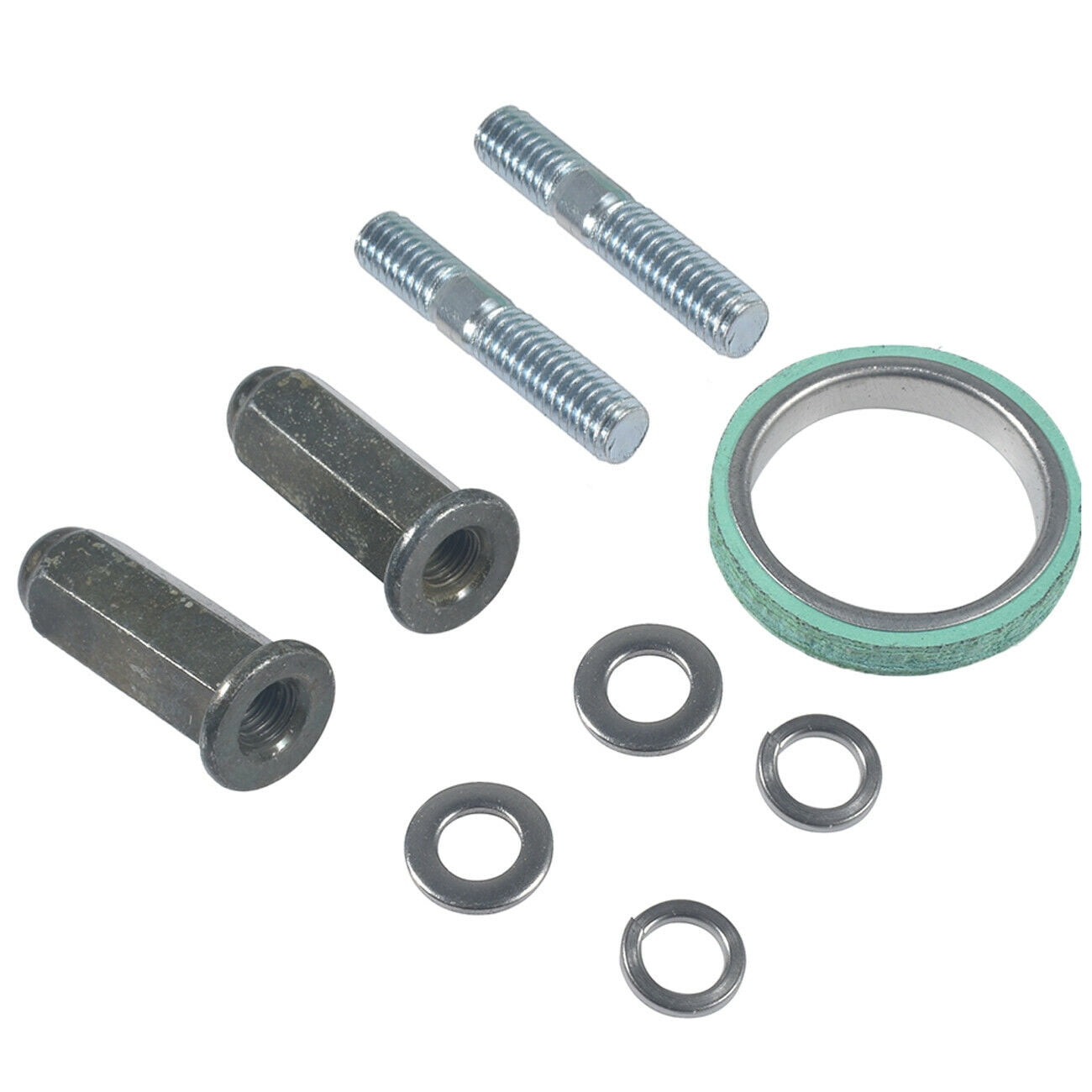 Exhaust Bolt Stud Nut Gasket For Scooter GY6 50cc 70cc 90cc 110cc 125cc ...