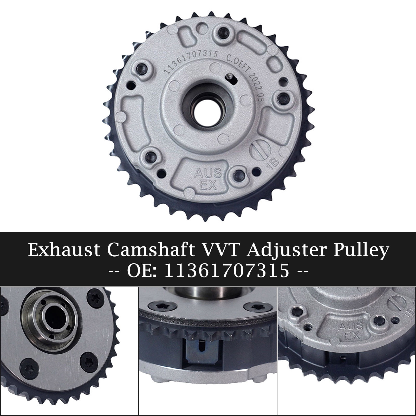 Exhaust Camshaft VVT Adjuster Pulley for BMW E46 E81 E82 E87 E90 E91 ...