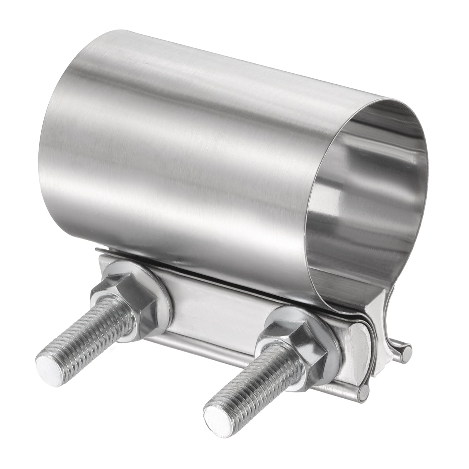 Exhaust Clamp 2.1" Stainless Steel Lap Joint Band Clamp Exhaust Pipes ...