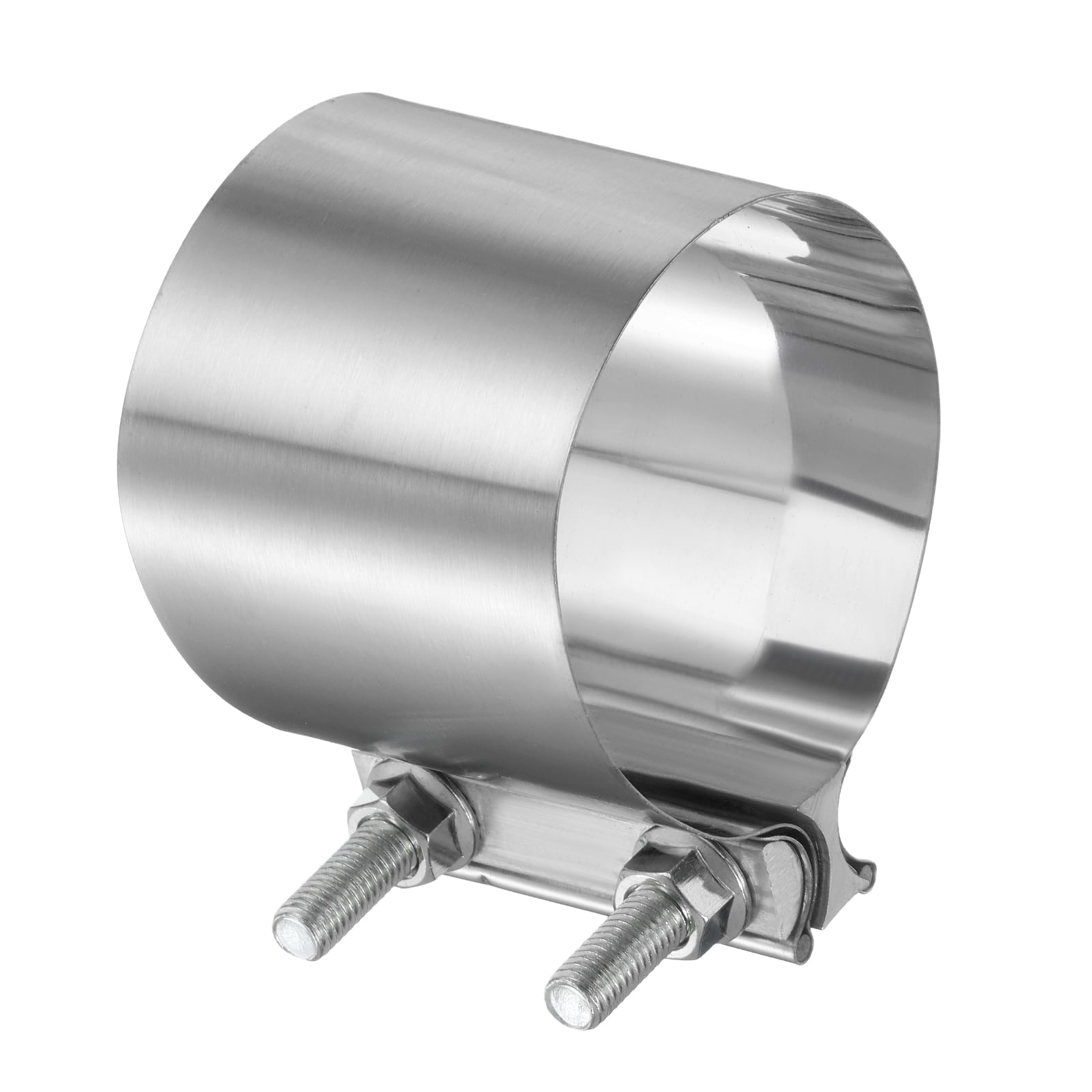 Exhaust Clamp 3.7" Stainless Steel Lap Joint Band Clamp Exhaust Pipes ...