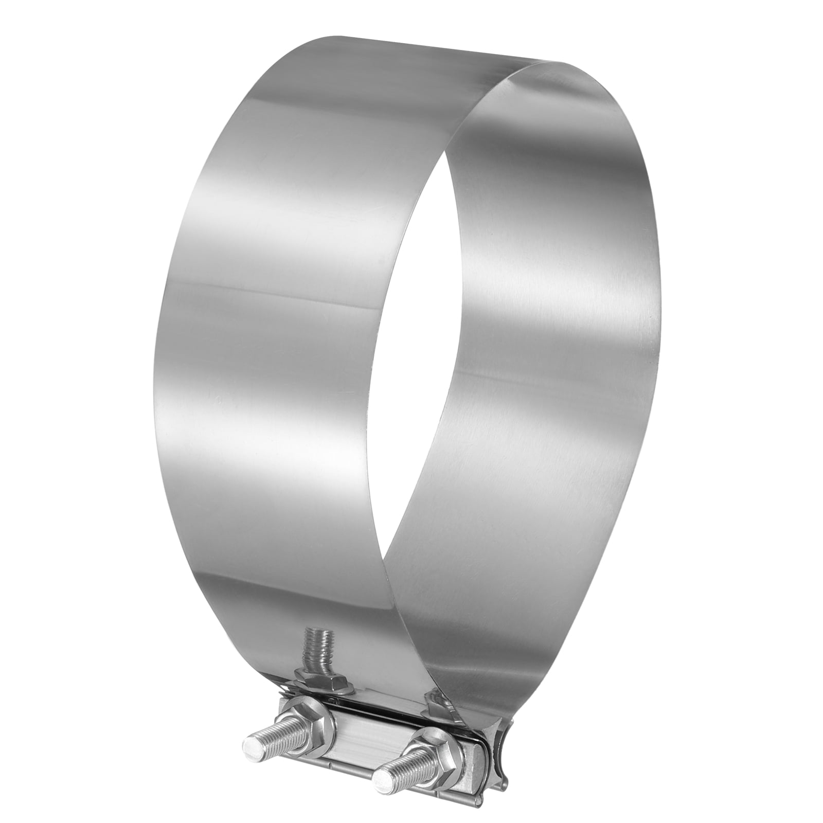 Exhaust Clamp 7.9" Stainless Steel Lap Joint Band Clamp Exhaust Pipes ...