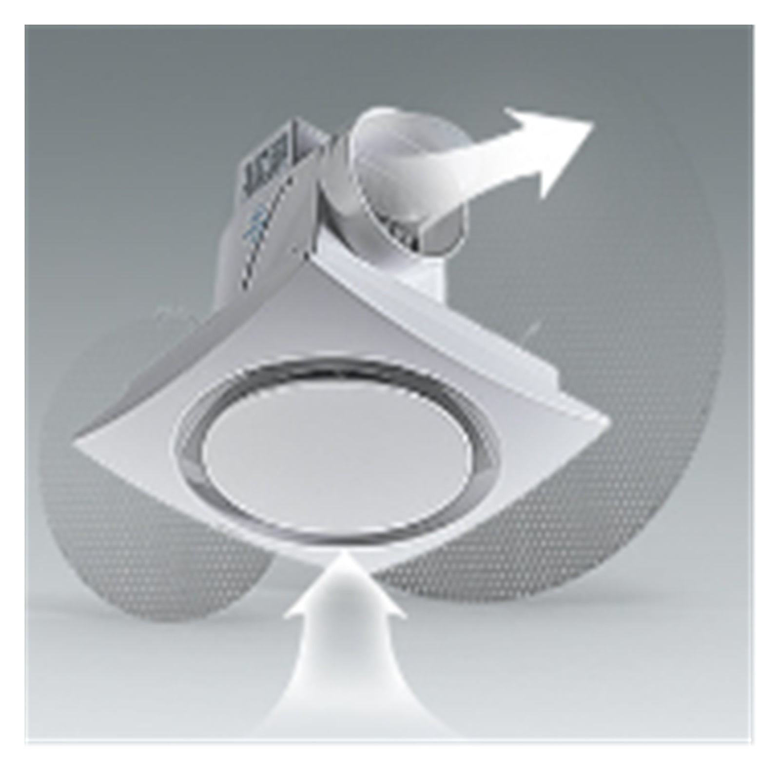 Exhaust Fan Aluminum Gusset Plate Ceiling Type Pipeline Exhaust Fan ...