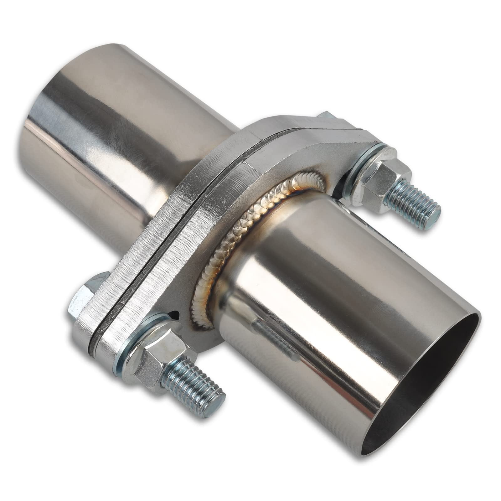 Exhaust Flange Repair Pipe Kit w/Gasket & Bolts for Quick Fix 2.25 ...