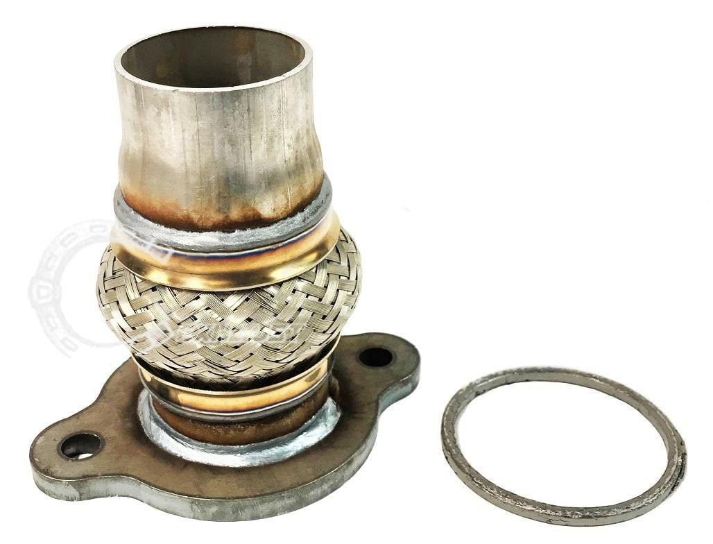 Exhaust Flange Repair Flex Pipe Replacement compatible with 97-04 Chevy ...