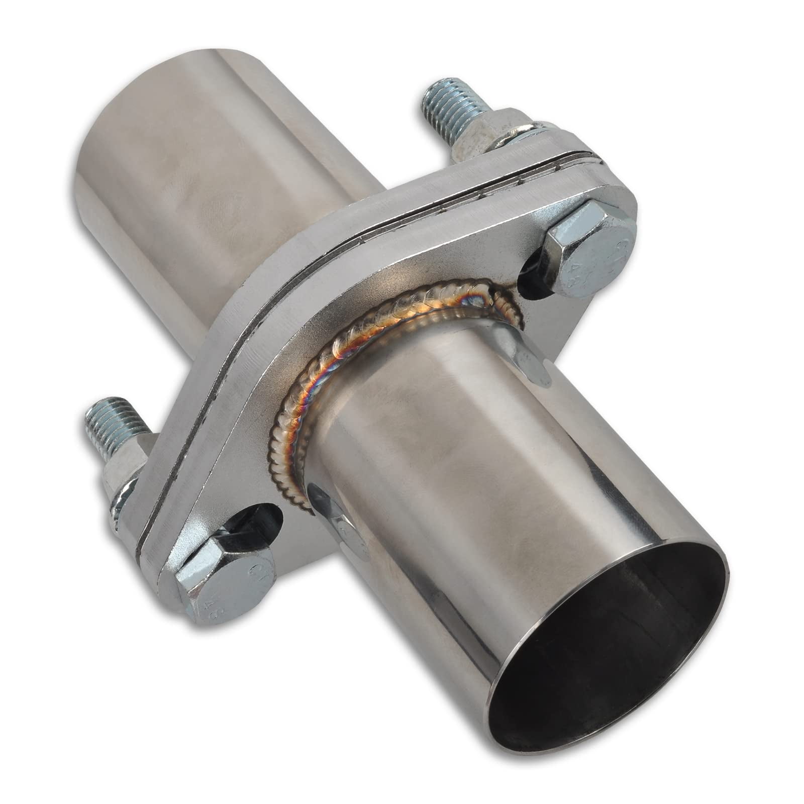 Exhaust Flange Repair Pipe Kit w/Gasket & Bolts for Quick Fix 2'' Inch ...