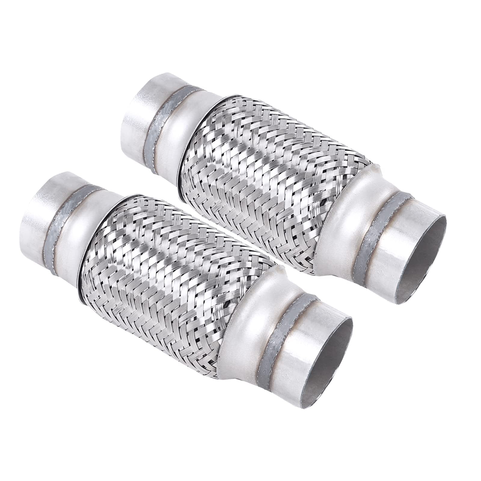 Exhaust Flex Pipe Stainless Steel Double Braid 2.25" x 6" x 8 ...