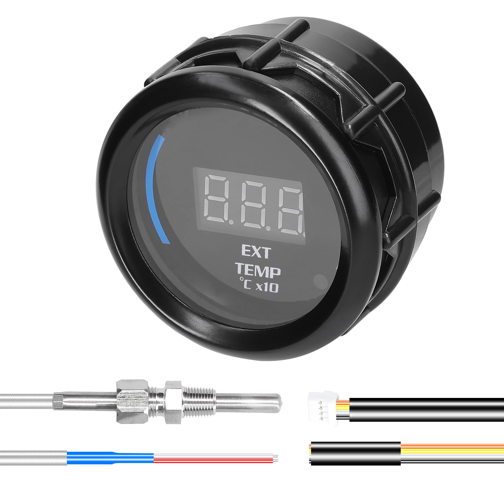 Exhaust Gases Temp Gauge,With Alarm Function X10 With Alarm Led Display ...