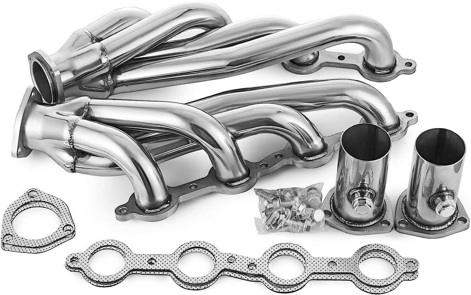 Exhaust Header, Universal LS Swap S10 Conversion Headers (LS1, LS2, LS3, LS6, LS Engines) Truck ...