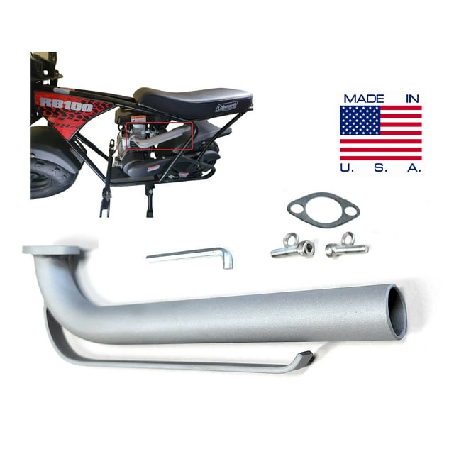 Exhaust Header for Coleman & Realtree Mini Bike - For LF152F-3Q 3 HP ...