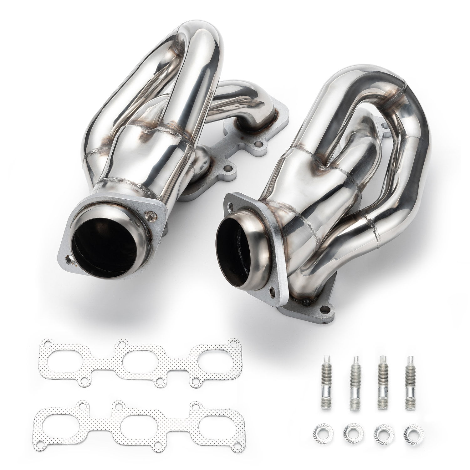 Exhaust Headers Manifold Fits 2011-2015 Ford Mustang 3.7 V6 D2c New ...