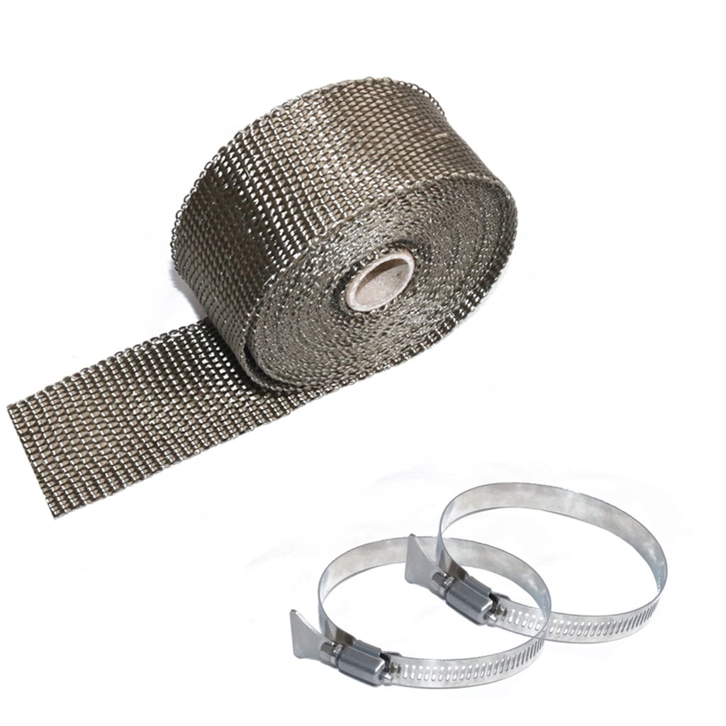 Exhaust Heat Wrap Header Wrap Heat Shield with Locking Tie , Car ...