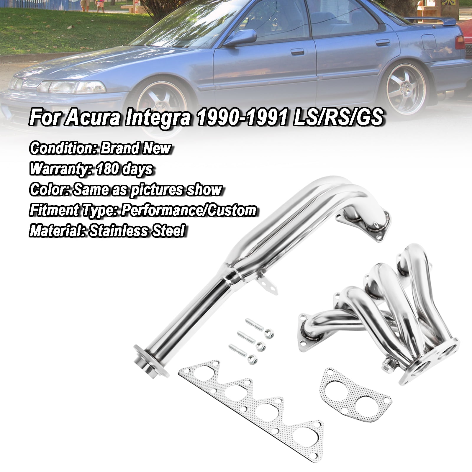 Exhaust Manifold Header Fit For Acura Integra 1990-1991 LS/RS/GS ...