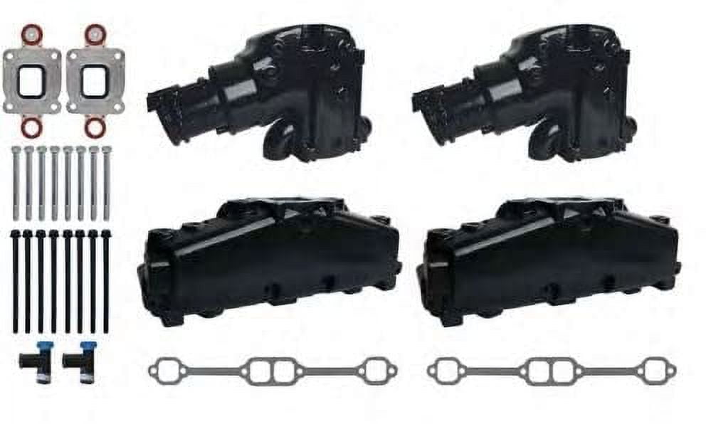 Exhaust Manifold Riser Elbow Kit Set compatible with 865735A02 ...