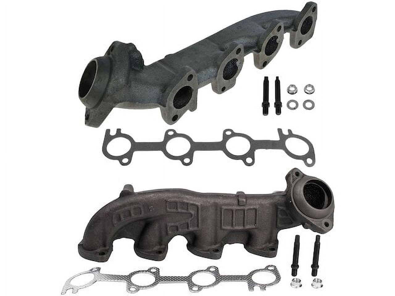Exhaust Manifold Set 8 Piece Set - Compatible with 1999 - 2003 Ford F ...