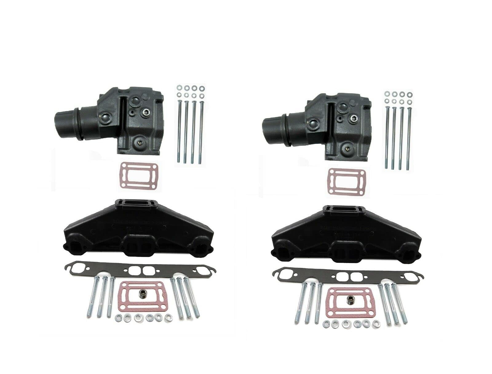 Exhaust Manifold Set with Riser/Elbows for Volvo Penta 5.0L, 5.7L 1992 ...