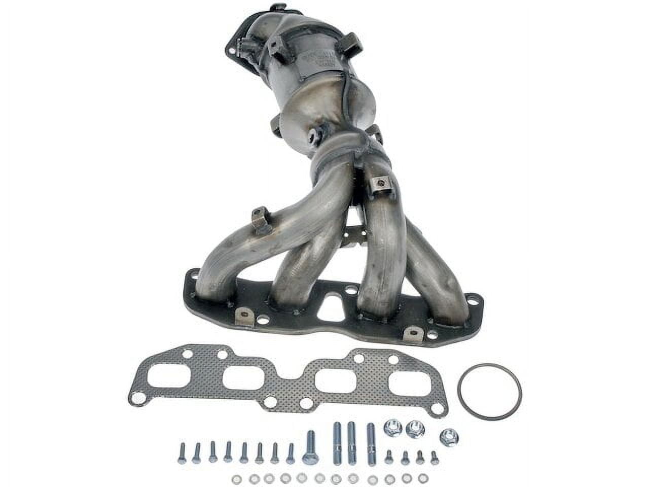 Exhaust Manifold with Integrated Catalytic Converter - Compatible with ...