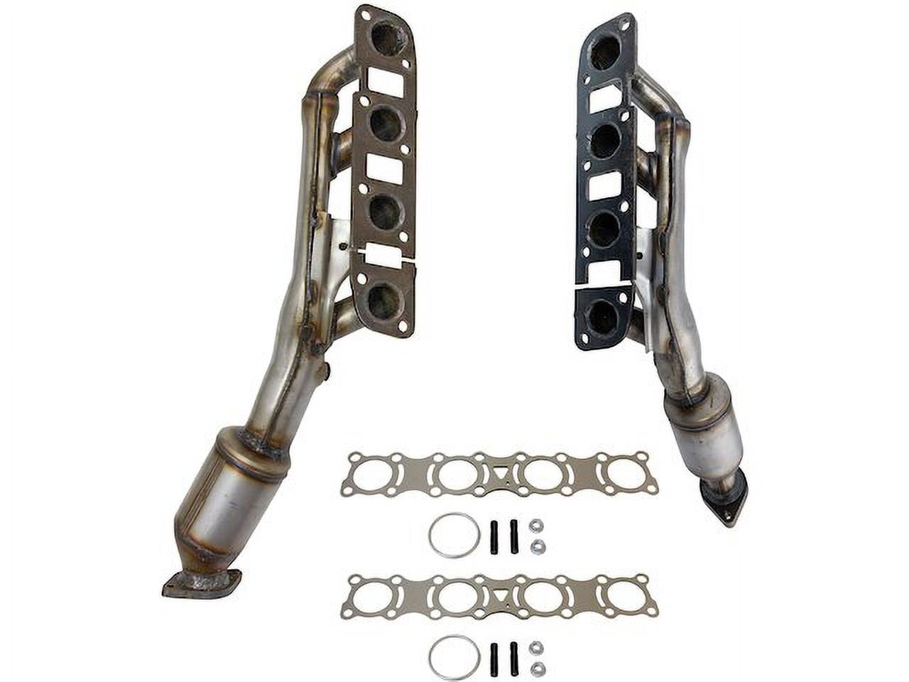 Exhaust Manifold with Integrated Catalytic Converter Set 2 Piece Set ...