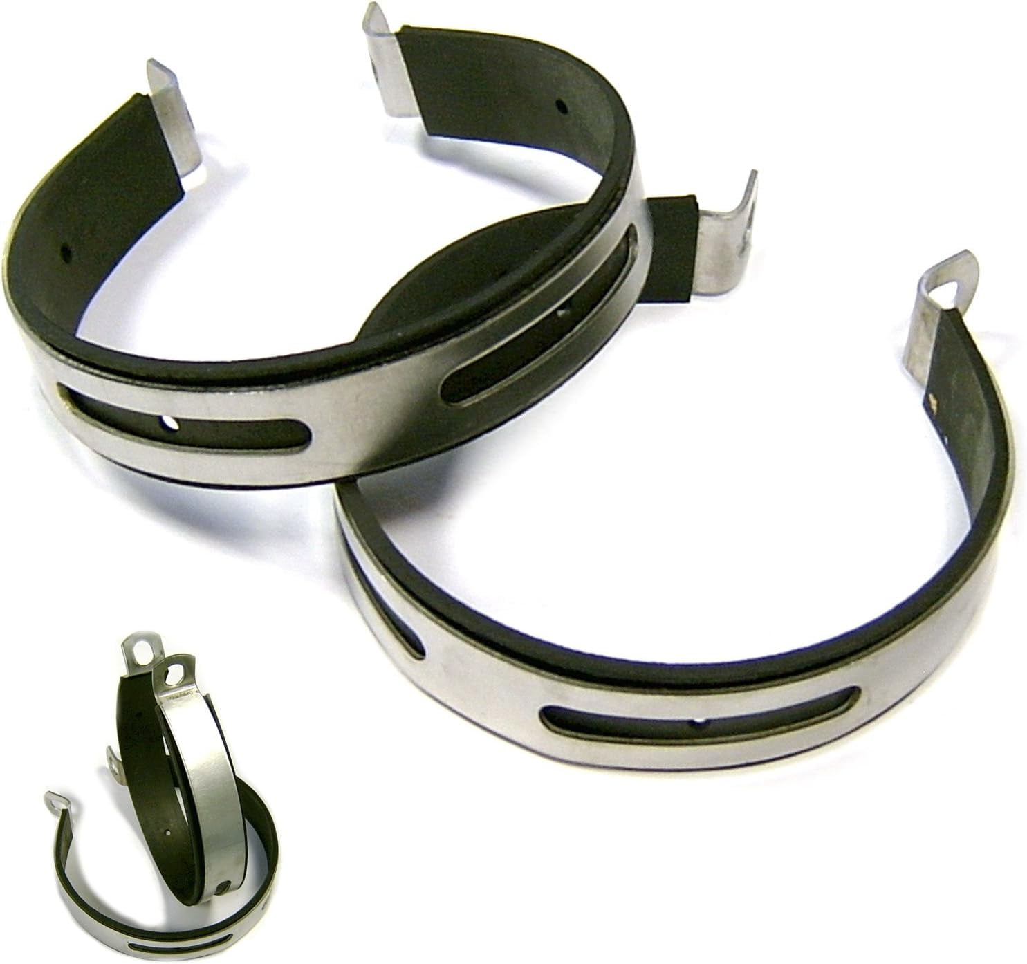 Exhaust Muffler Silencer Clamp Bracket Rubber Kit for GY6 125cc 150cc ...