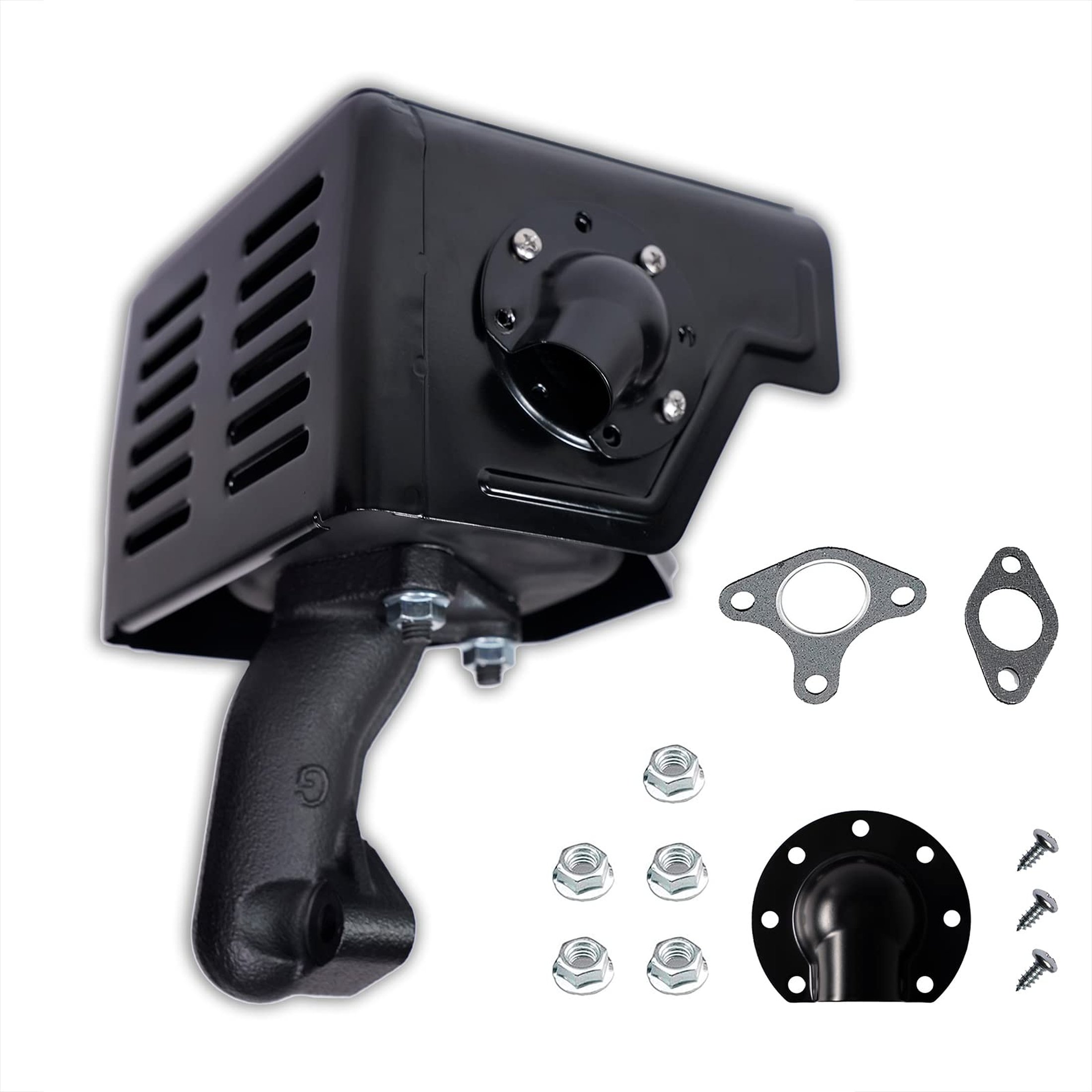 Exhaust Muffler Pipe with Deflector for 301cc Honda and Lifan Engines ...