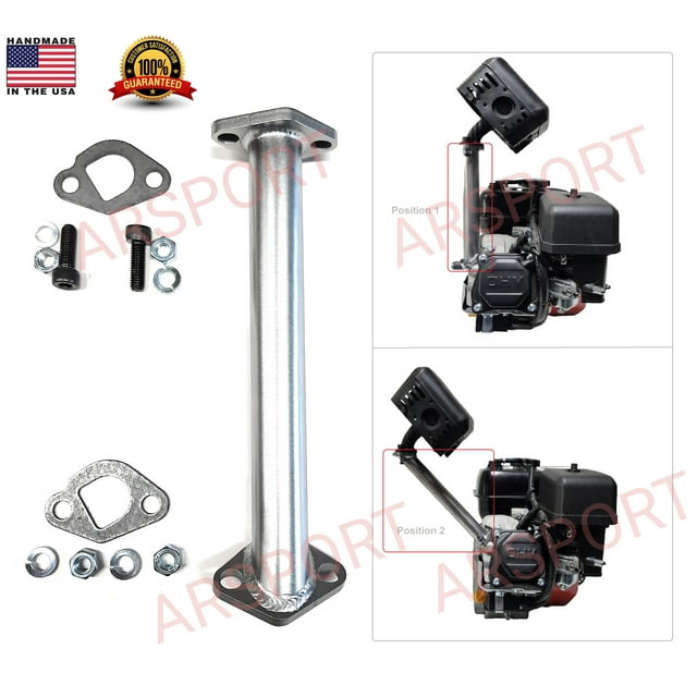 Exhaust Pipe Extension with Muffler for Log Splitters - Compatible with ...