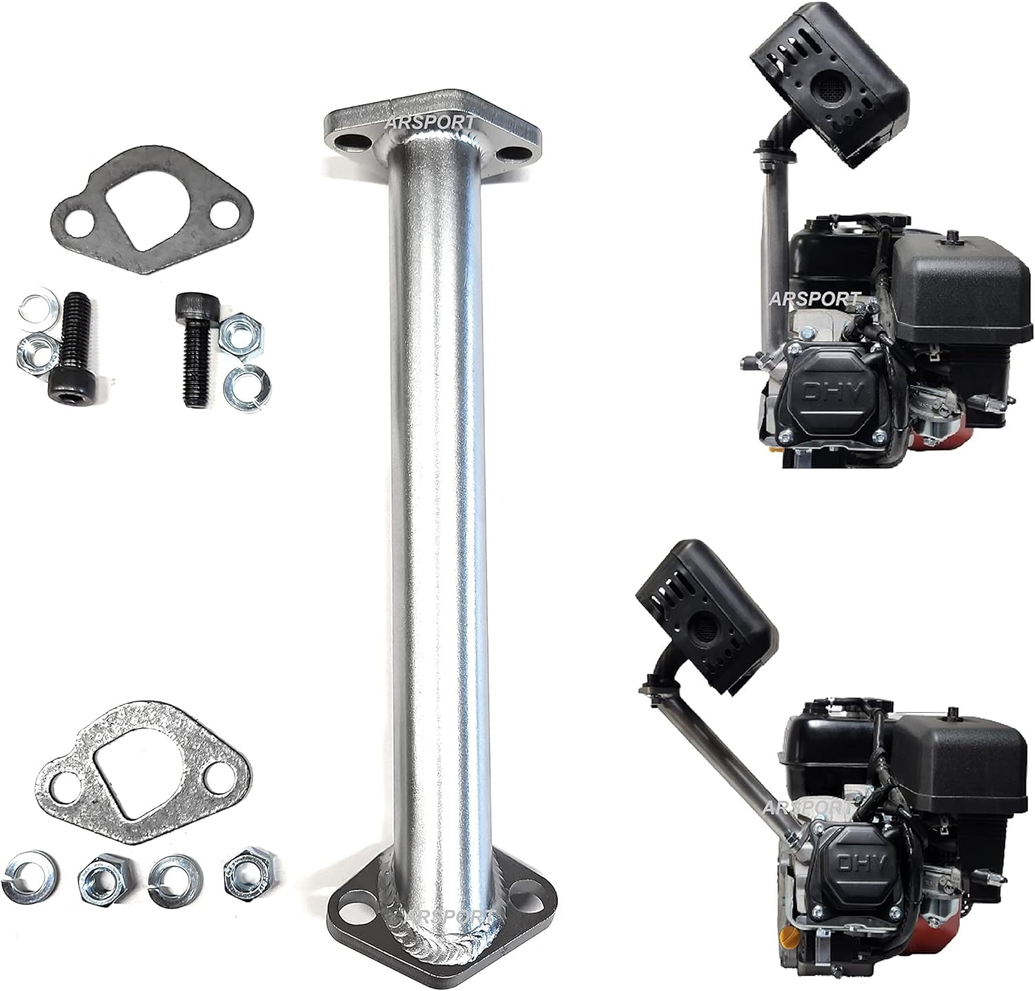 Exhaust Pipe Extension for log Splitter beam, Compatible with Predator ...