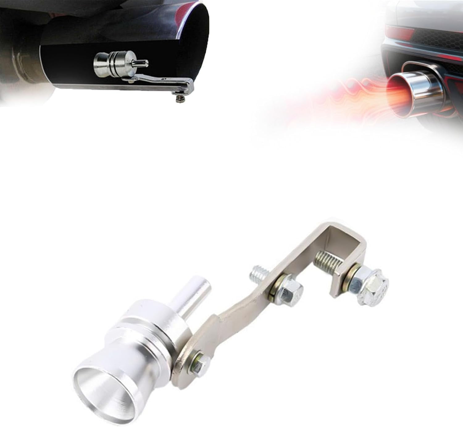 Exhaust Pipe Oversized Roar Maker, Turbo Sound Exhaust Whistle, Car ...