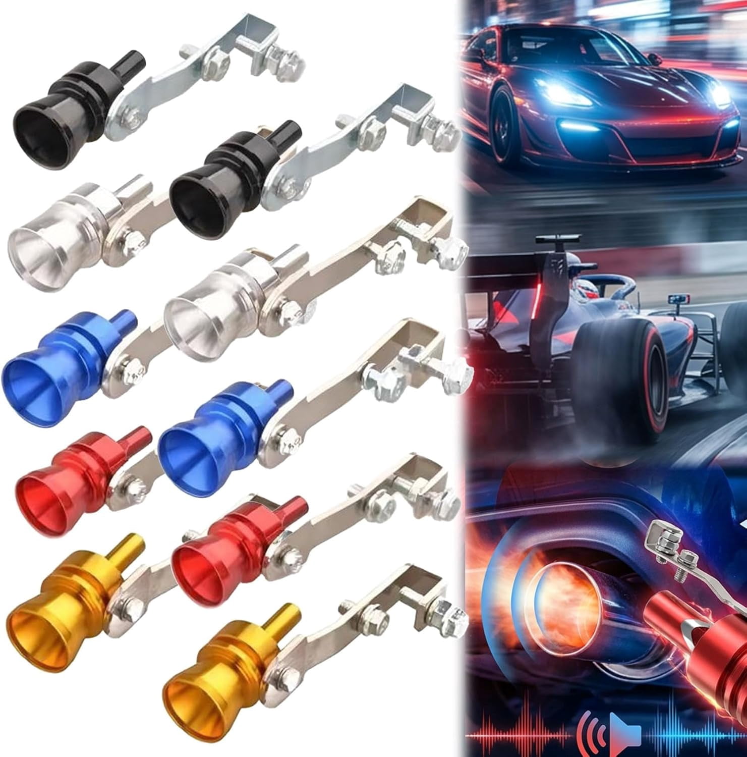 Exhaust Pipe Oversized Roar Maker, Turbo Whistle For Exhaust Pipe ...