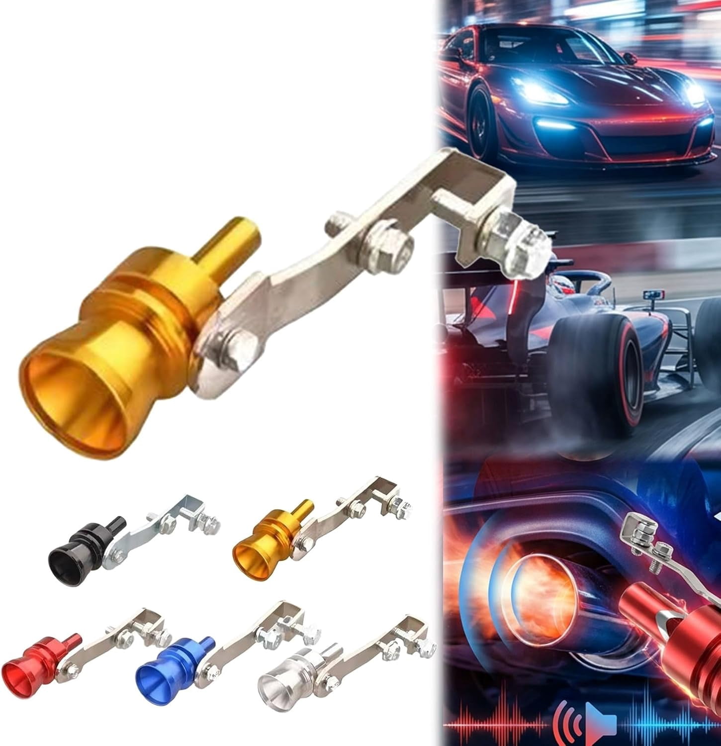 Exhaust Pipe Oversized Roar Maker, Turbo Whistle For Exhaust Pipe ...
