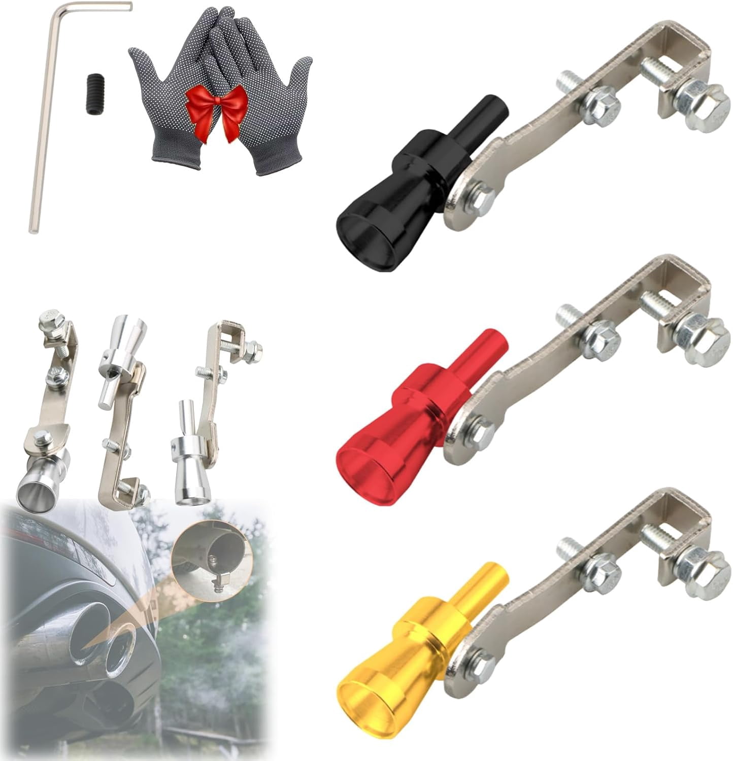 Exhaust Pipe Oversized Roar Maker - Turbo Whistle for Exhaust Pipe ...