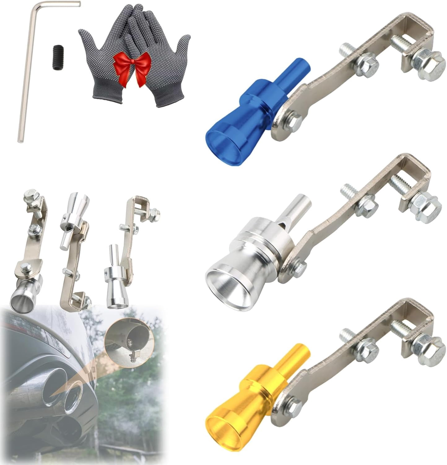 Exhaust Pipe Oversized Roar Maker - Turbo Whistle for Exhaust Pipe ...
