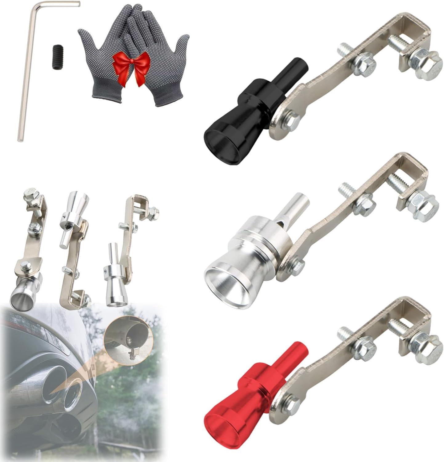 Exhaust Pipe Oversized Roar Maker - Turbo Whistle for Exhaust Pipe ...