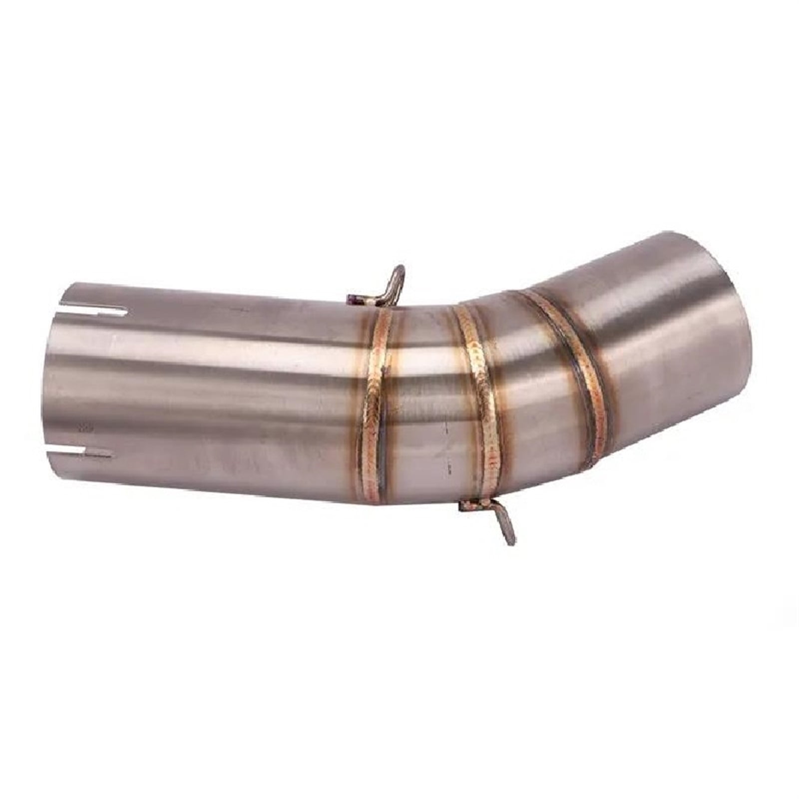 Exhaust Pipe System Middle Link Pipe Motorcycle Stainless Steel ...