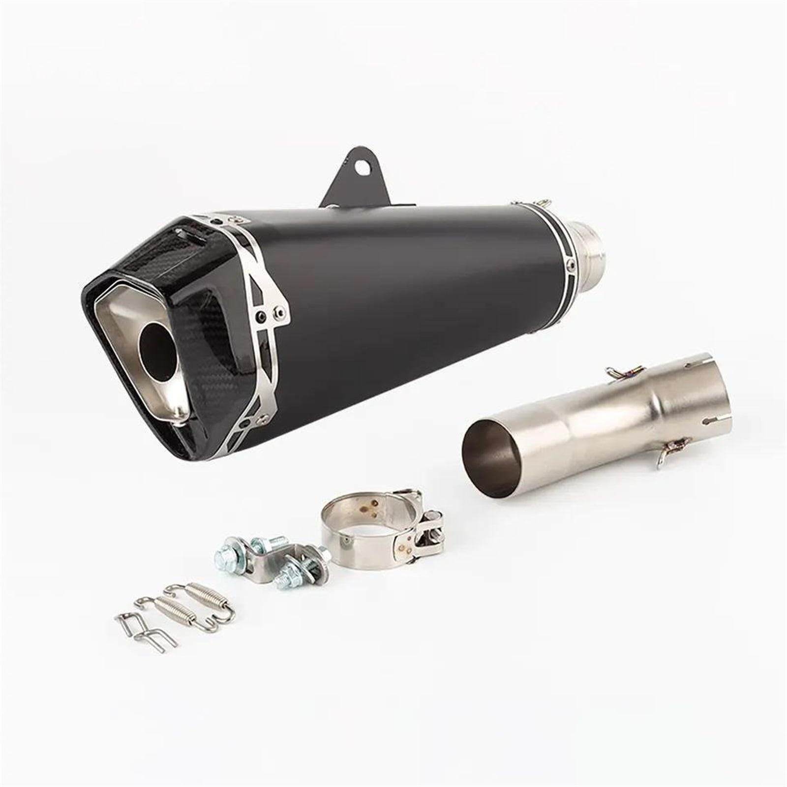 Exhaust Pipe System Motorcycle Middle Link Pipe Slip On For Kawasaki ...