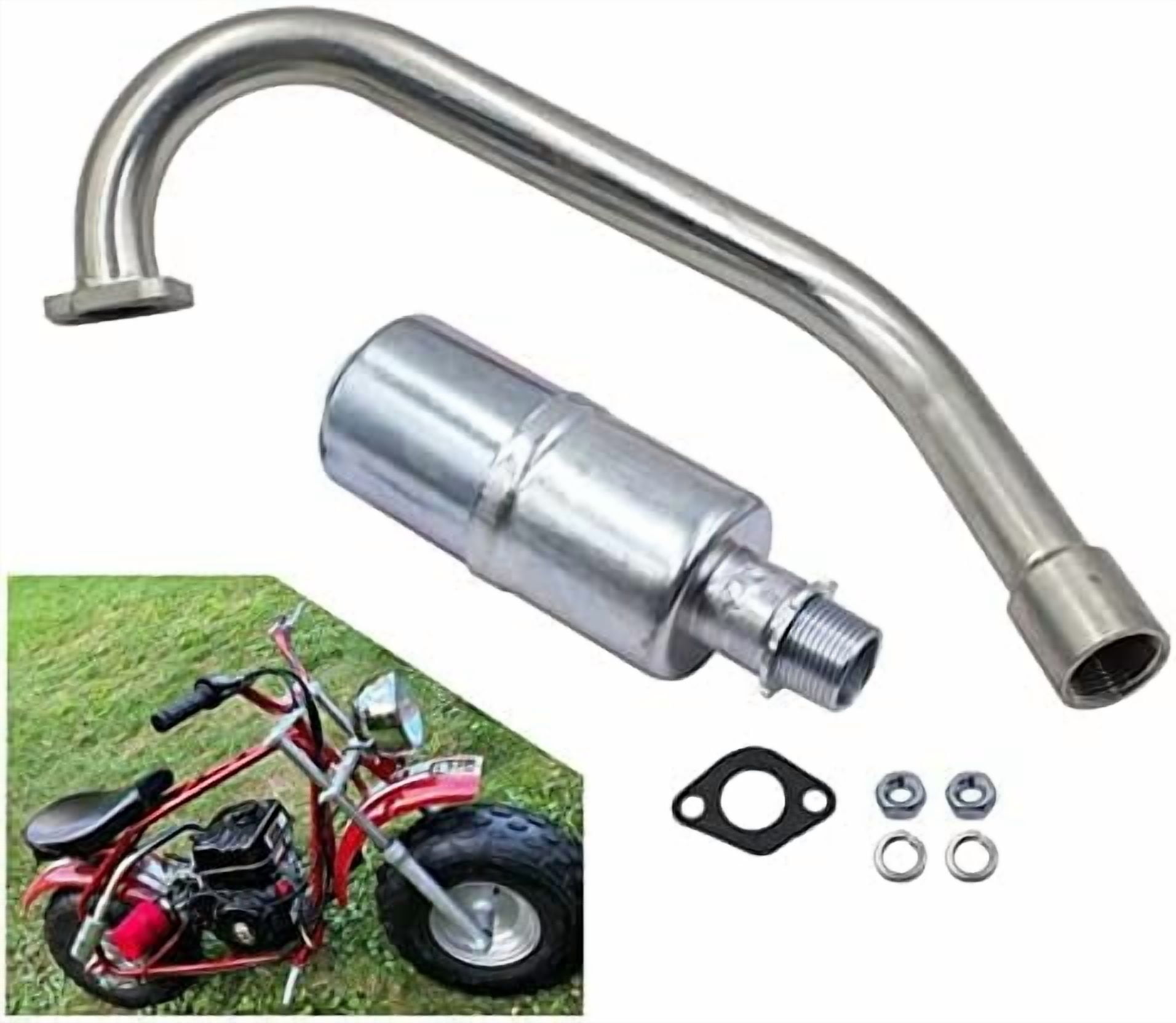Exhaust Pipe With Muffler Compatible with Coleman CT200U-EX Camo 196cc ...